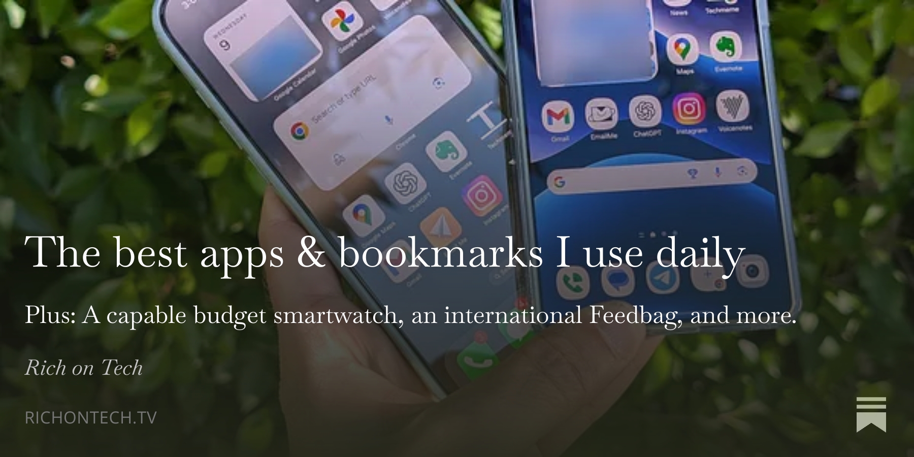 The best apps & bookmarks I use daily - by Rich DeMuro